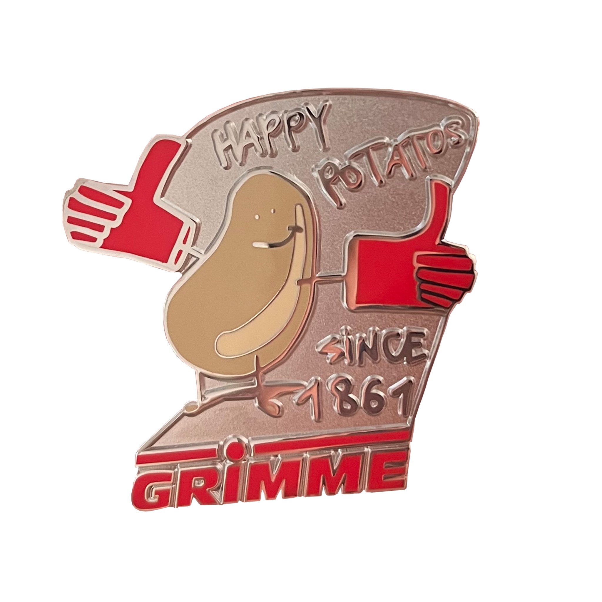 Pin "Happy Potato" – GRIMME Fanshop